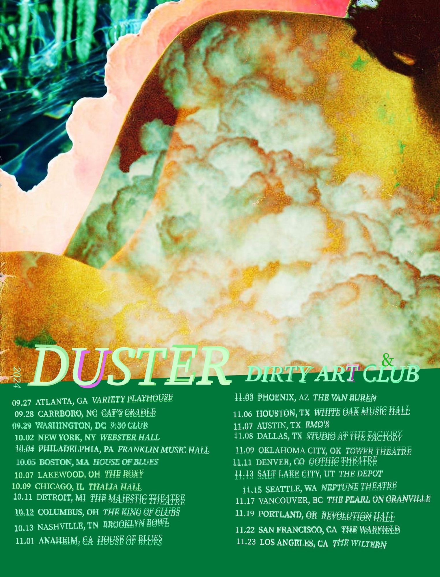 Duster announce 2024 North American tour – Fruit and Grooves Collective