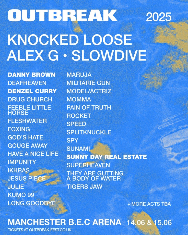 Outbreak Fest announce 2025 first wave lineup – Fruit and Grooves ...