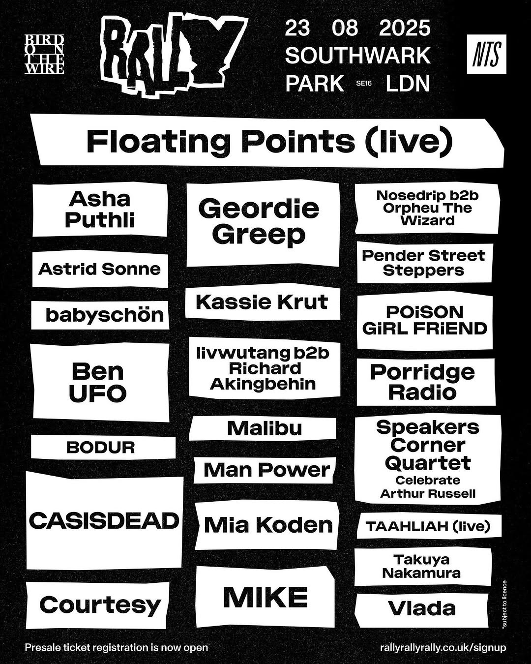 South London’s RALLY announce 2025 lineup – Fruit and Grooves Collective